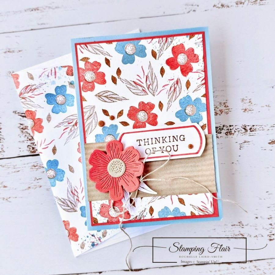 Stamp your Own Patterned Paper with the Impressions Abloom Bundle ...
