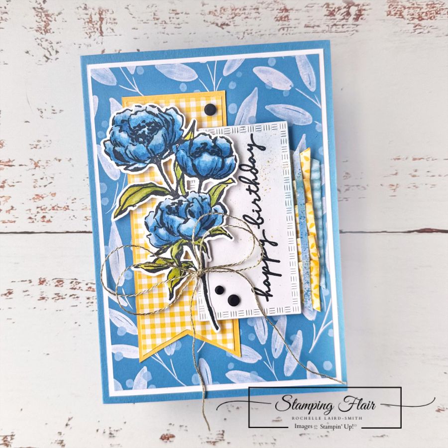 Gallery Blooms Birthday Card for Color Throwdown CTD835 - Stamping Flair