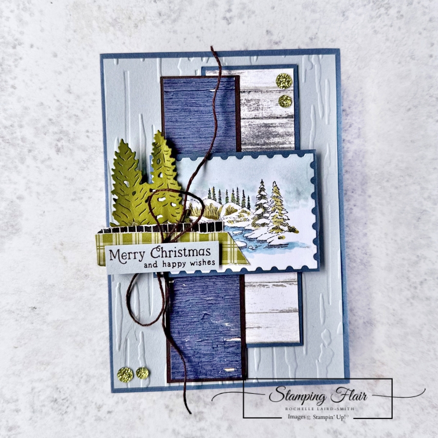 Winter Scenes Christmas Card with Scenic Adventure Dies - Stamping Flair